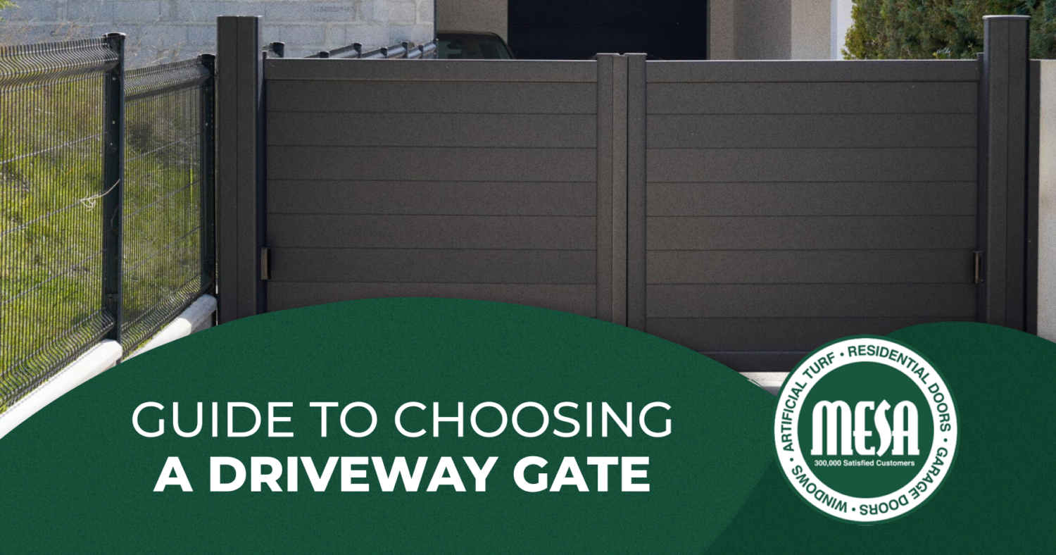 Guide to Choosing a Driveway Gate - Mesa Garage Doors